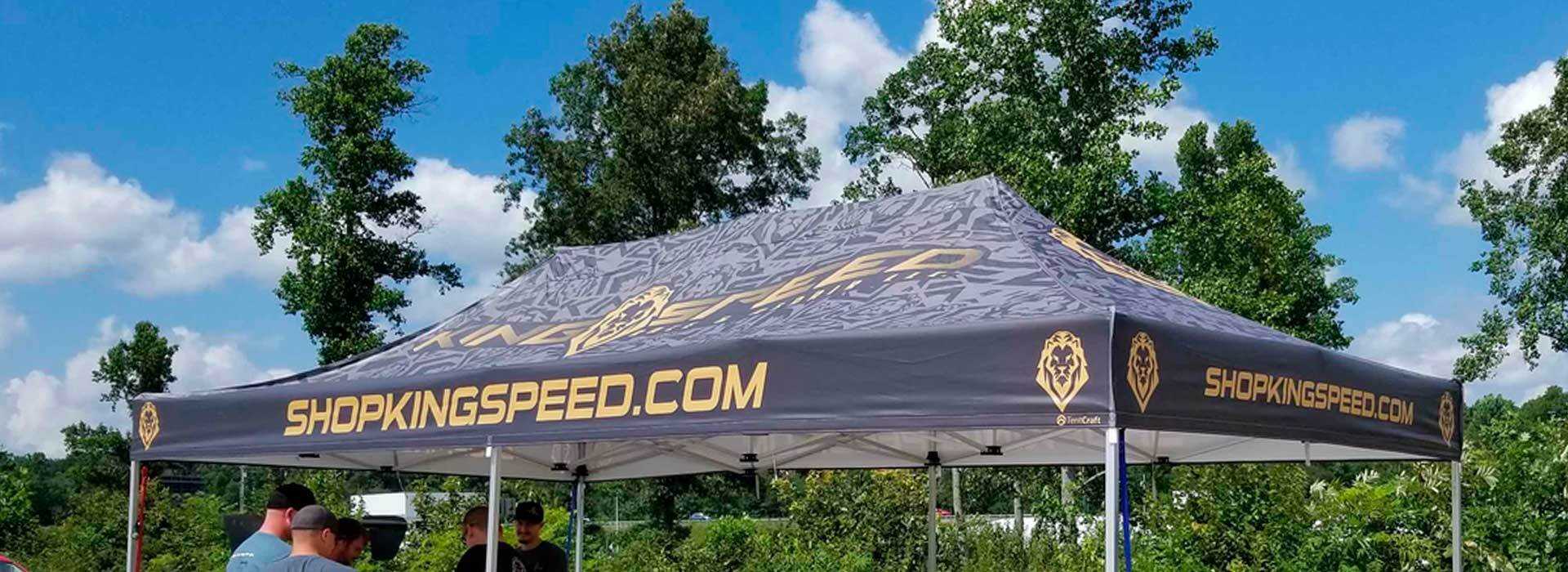 Custom Pop Up Tents Made in USA | 3-Day Turnaround