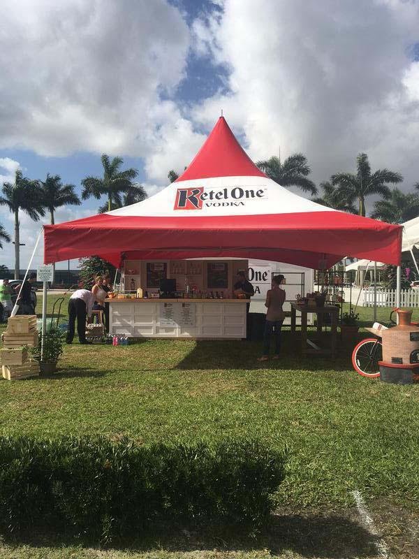 Customized Frame Tent - Alcohol Sampling | TentCraft