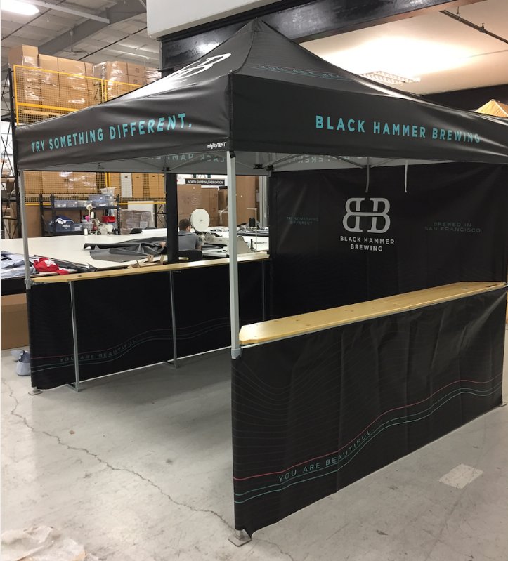 Custom Tent Counters | Pop-Up Canopy Counters | TentCraft