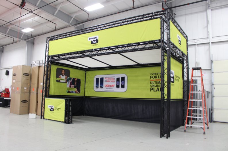 Gallery | 10X20 Truss Tent Structure for Straight Talk Wireless