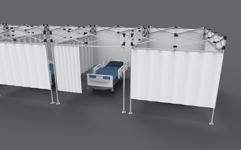 Medical Tents for Portable Vaccine & Testing Sites | TentCraft